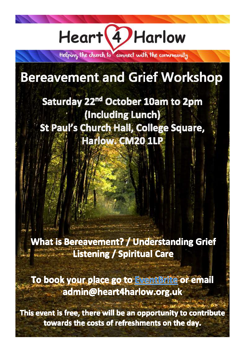 Events Overview - Heart 4 Harlow